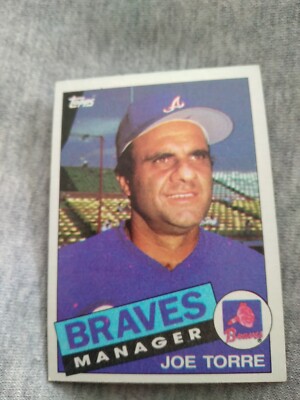 Joe Torre 1985 Topps Baseball Card 438 Atlanta Braves | eBay