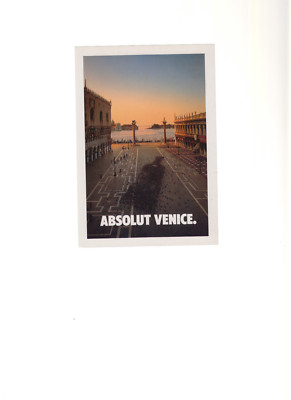 ABSOLUT VENICE. - ABSOLUT VODKA COLLECTION N° 22 -WERBEPOSTKARTE AUS ...