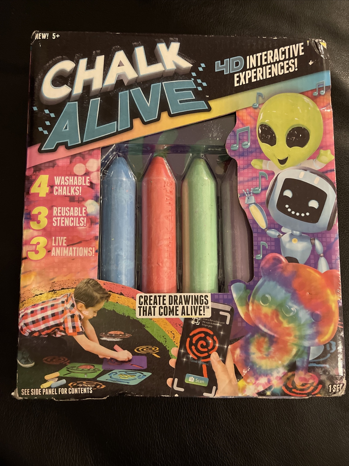 Chalk Alive! 4-D Interactive Chalk Art Comes Alive with Phone App NEW ...