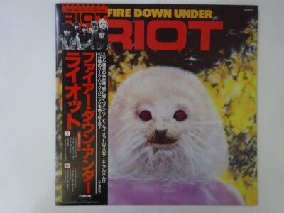 Riot Fire Down Under Victor VIP-6773 Japan VINYL LP OBI | eBay