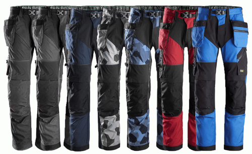 Snickers 6902 FlexiWork Holster Pocket Work Trousers - Various Colours ...