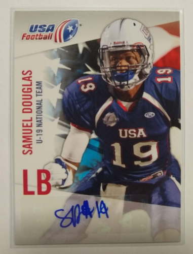 2012 USA Football Samuel Douglas Auto #U19-16 | eBay