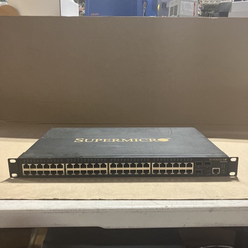 Supermicro Layer 2+ Ethernet Switch 48 RJ-45 Ports 4 SFP Ports SSE ...