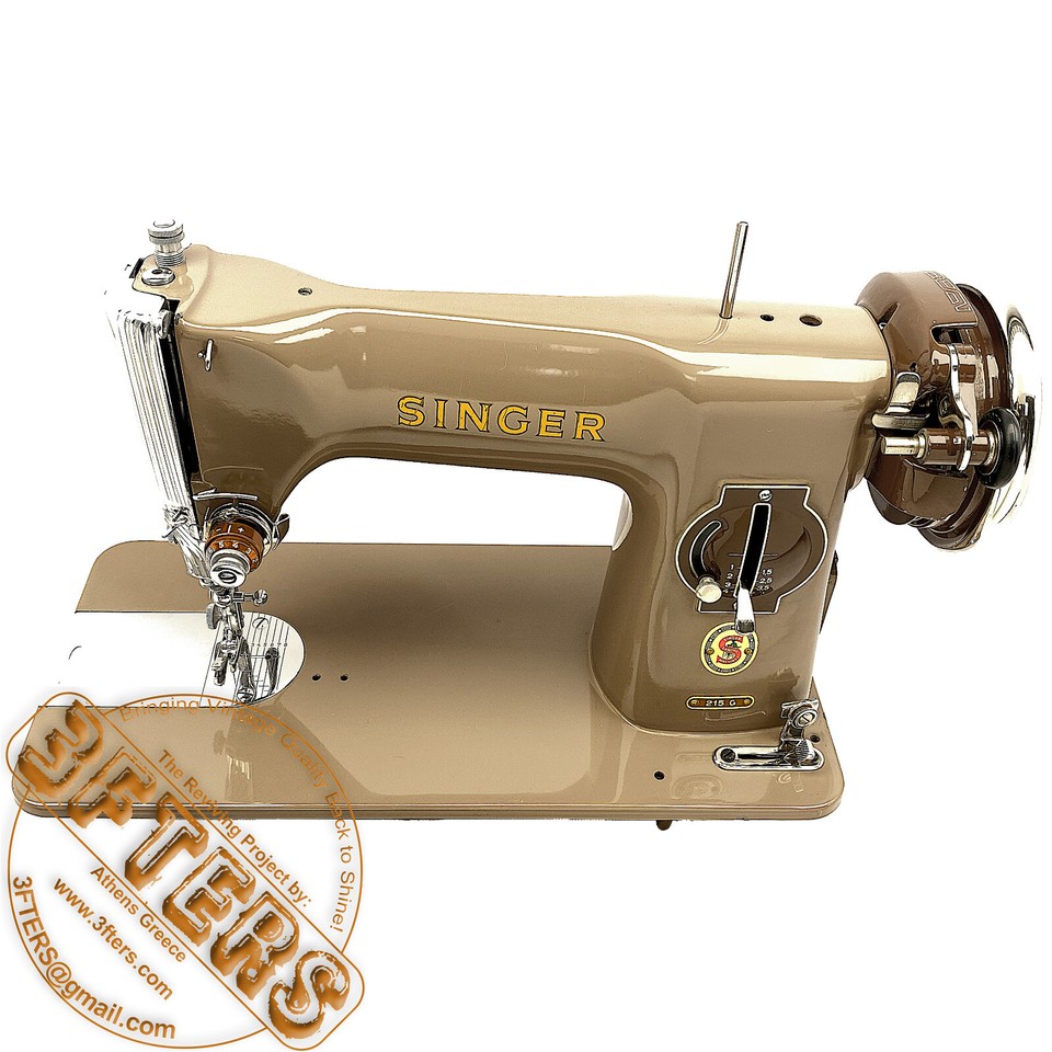 SINGER 215G Vtg (SINGER 15) Sewing Machine Restored & Serviced by ...