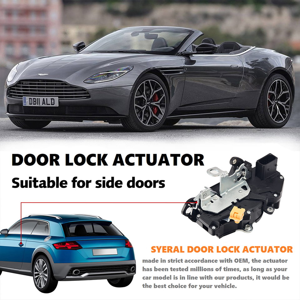 Front Left Driver Side Door Lock Actuator For 2007-09 Chevy GMC Sierra ...