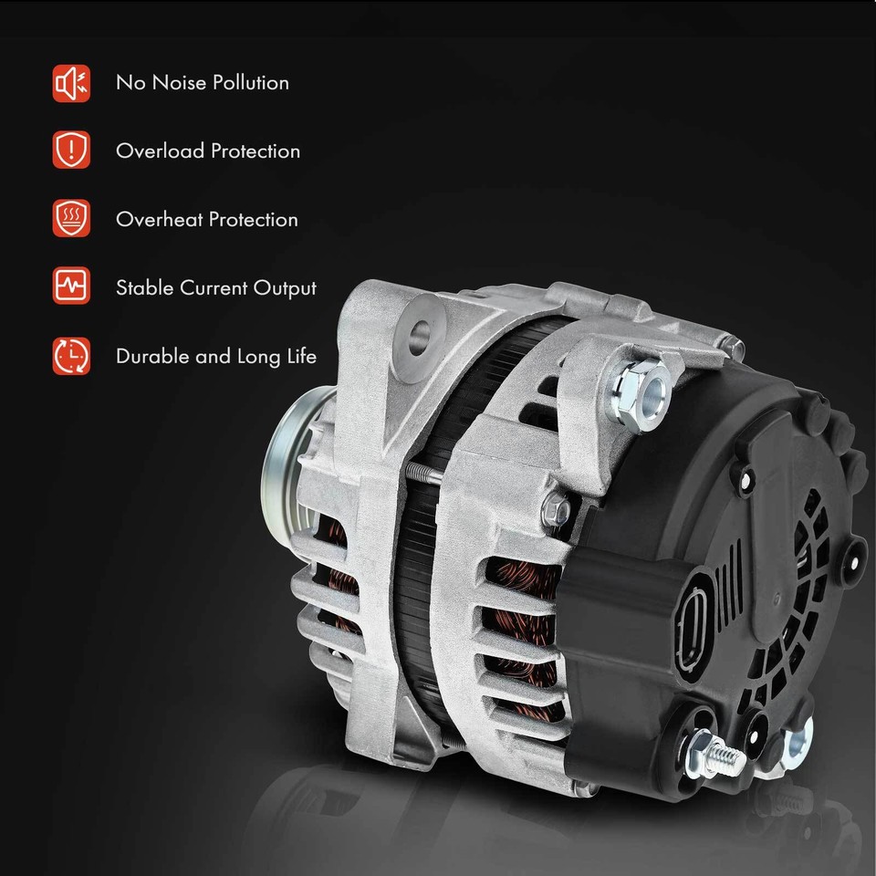 Alternator for Kia Optima Hyundai Santa Fe Sport 150A CW 6-Groove ...