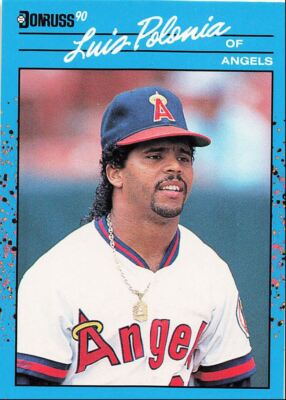 1990 Donruss Best of the AL Luis Polonia California Angels #116 | eBay