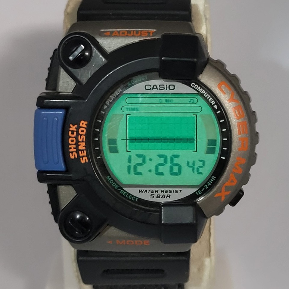 Casio Cybermax JG-300 Digital 1456 Vintage Men’s Watch | eBay