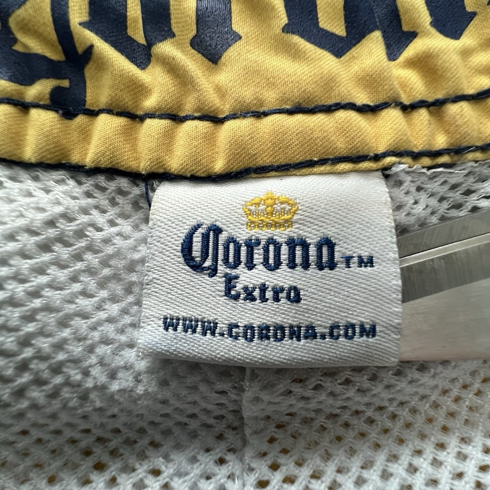 Corona Extra Beer Shorts Men's 36 Cargo Pocket Drawstring Swim Suit ...