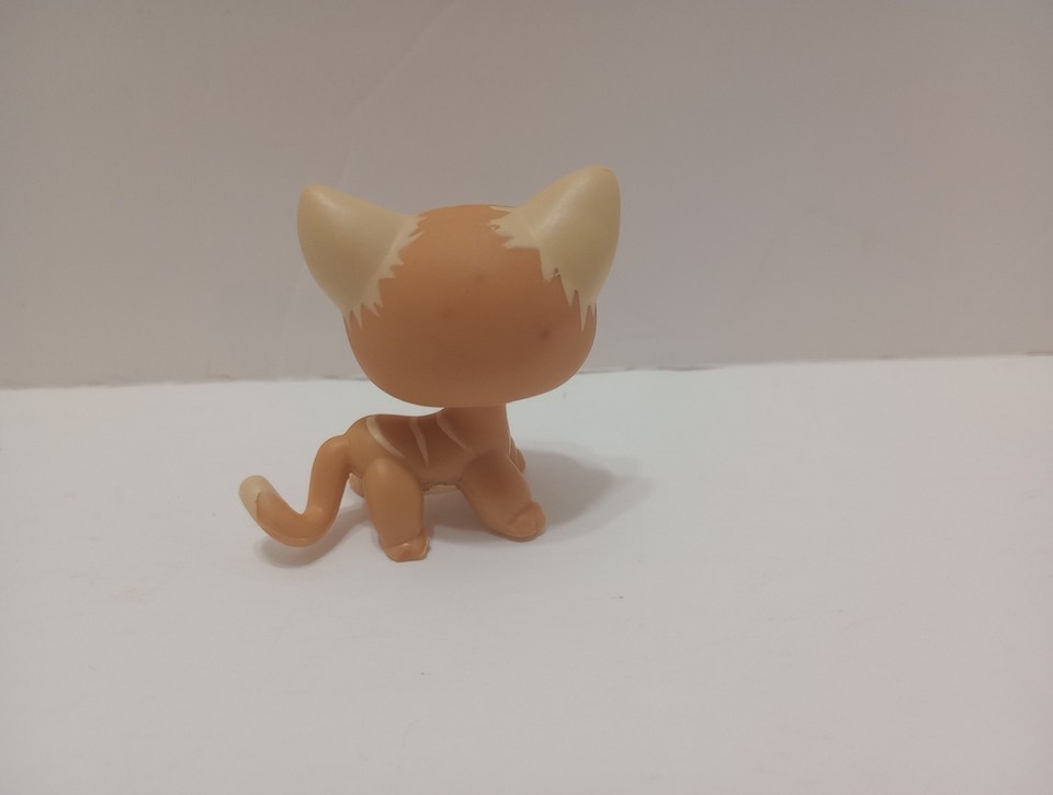 Littlest Pet Shop Lps #525 Shorthair Orange Puzzle Cat, Striped, Blue ...
