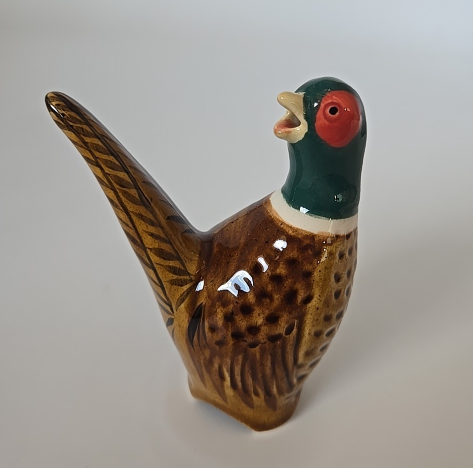 Stuart Bass Pie Bird Vent Funnel PHEASANT Signed "England" on back at ...
