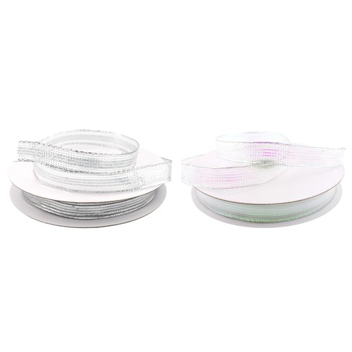 Metallic Strings Wired Ribbon, 5/8-inch, 50-yard | eBay