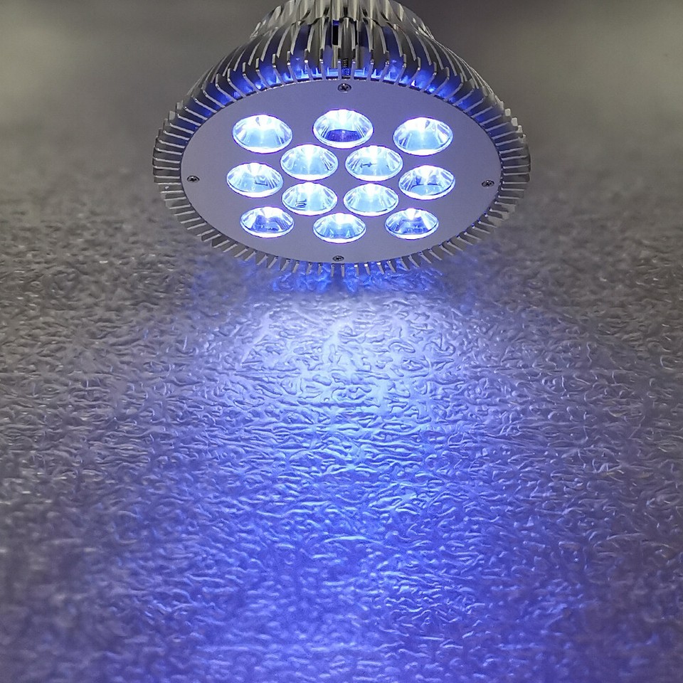 36W UV 365nm 395nm 420nm 440nm Purple LED Lamp Spot Light Bulb Curing ...