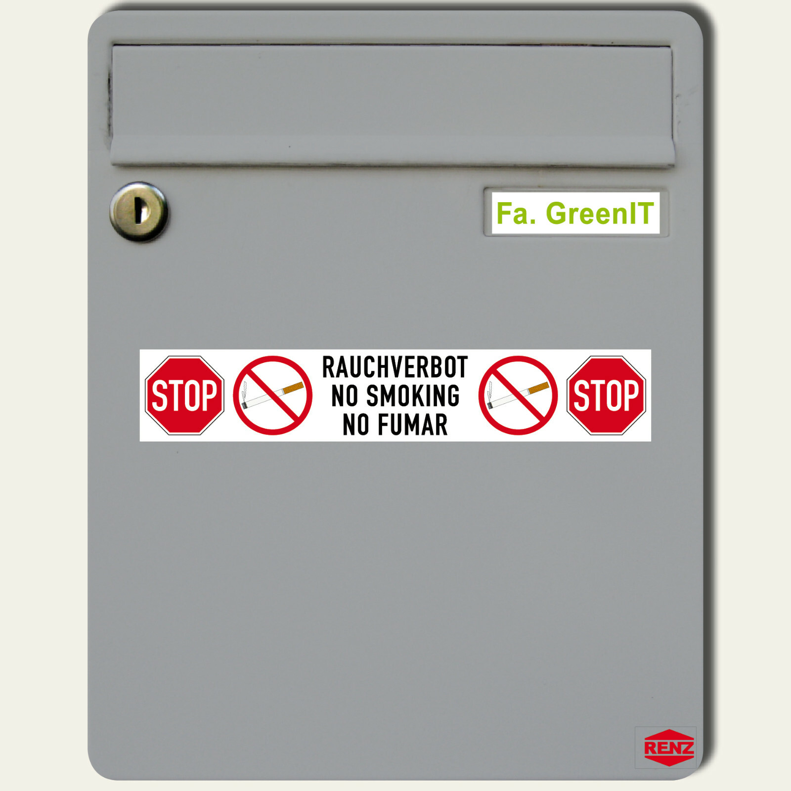 Sticker 20cm Sticker Stop Smoking No. Smoking Fumar Notice ...