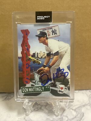 Topps Project 2020Don C Don Mattingly Auto | eBay
