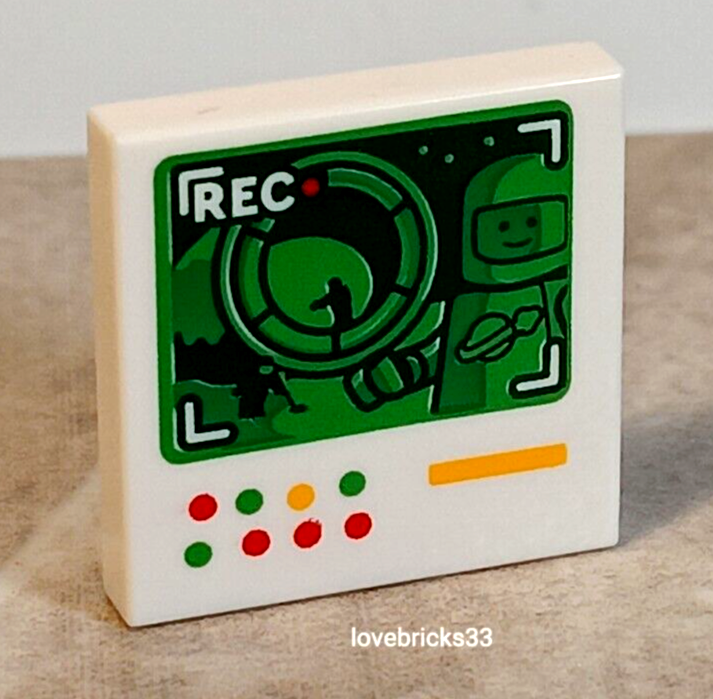 New LEGO Computer Screen Video Viewfinder Buttons Green Red Yellow Card ...