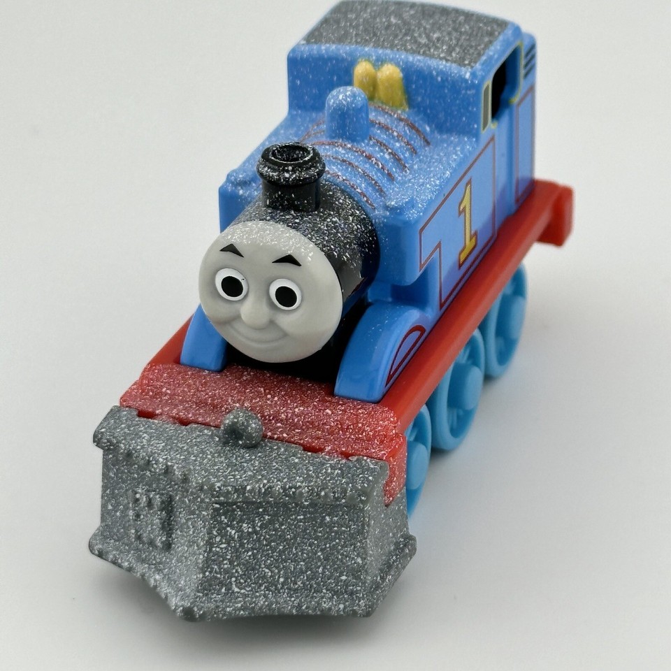 Take Along Diecast Thomas The Train Holiday Snowplow W/Holiday Caboose ...