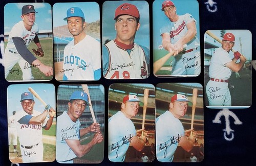 1970 TOPPS SUPER BASEBALL CARDS LOT OF 9 ROSE STAUB WYNN DAVIS HOWARD ...