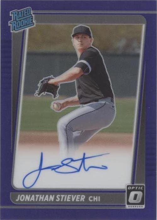2021 Panini Donruss Optic - Rated Rookie Signatures Jonathan Stiever # ...