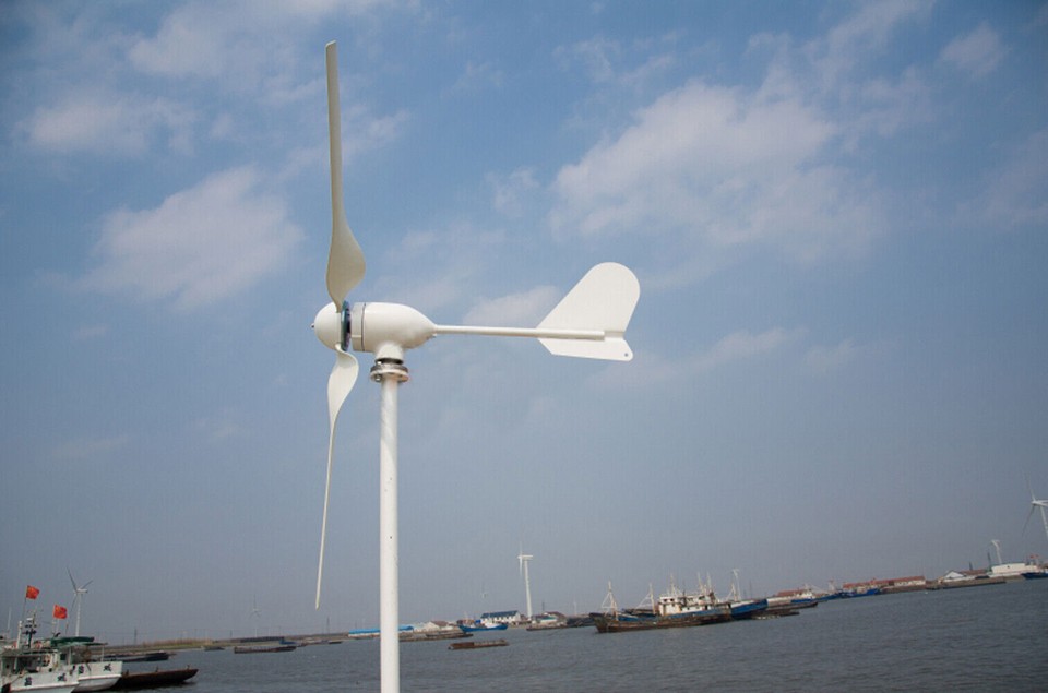 1000W 24V Windkraftanlage Wind Generator Windräder mit MPPT Laderegler ...