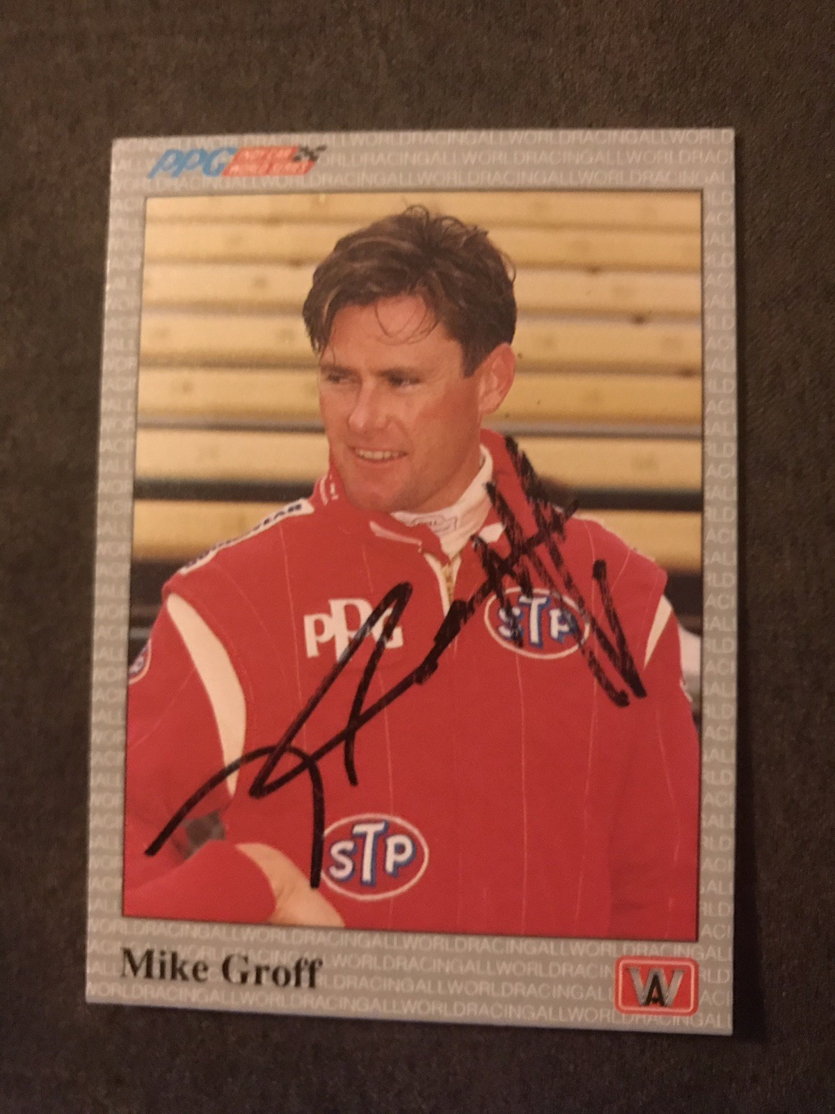 Mike Groff Card Indy 500 Car Indianapolis Autographed | eBay