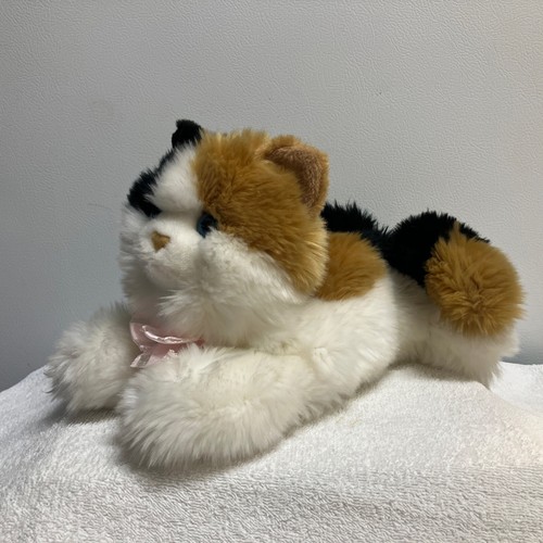 Vintage Dakin 1985 HAND PUPPET Calico Cat Kitten 12" Plush Realistic | eBay