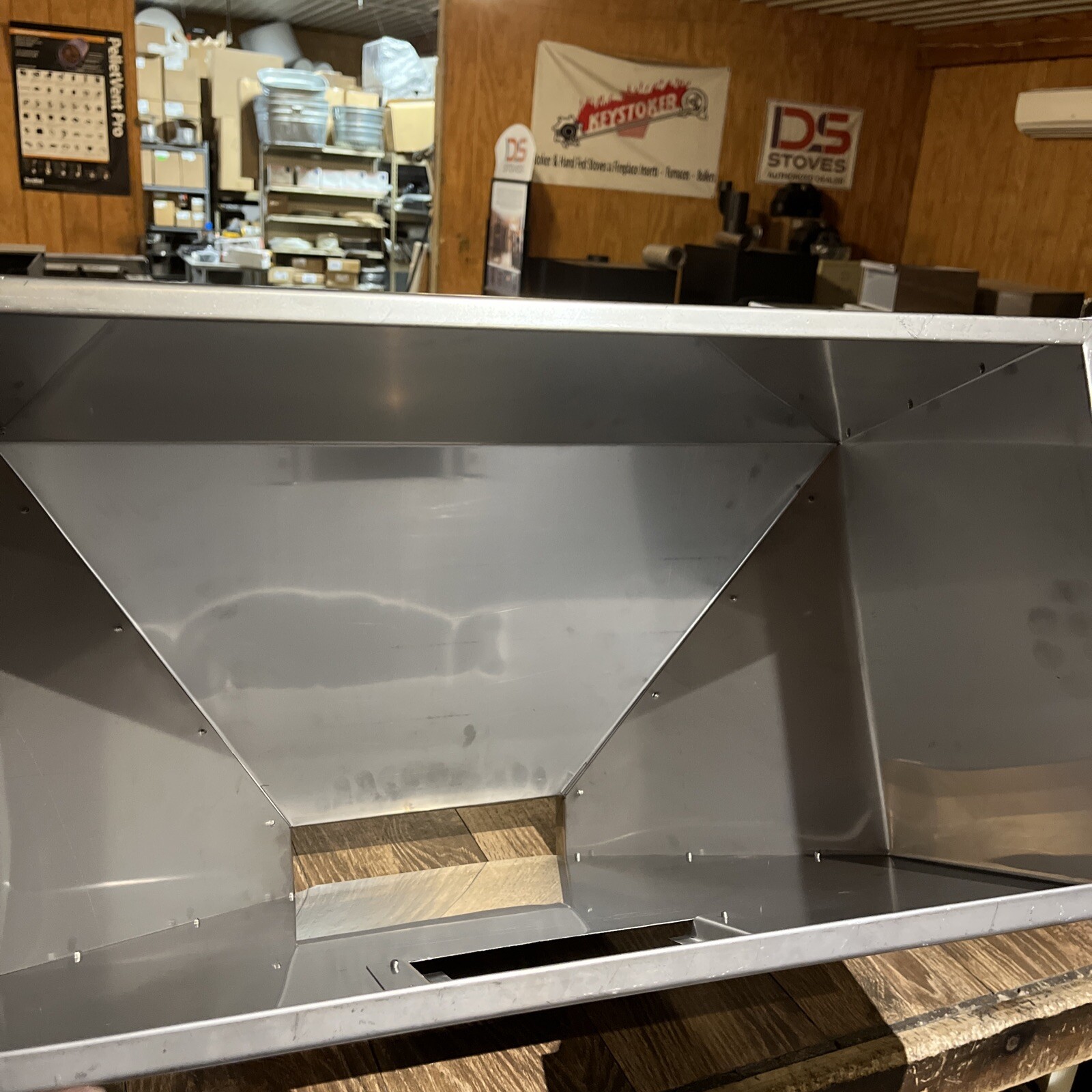 Harman Super Magnum Stoker Coal Stove Stainless Steel Hopper | eBay