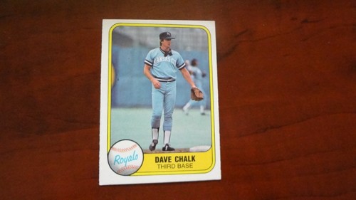 1981 FLEER # 35 DAVE CHALK BASEBALL CARD | eBay