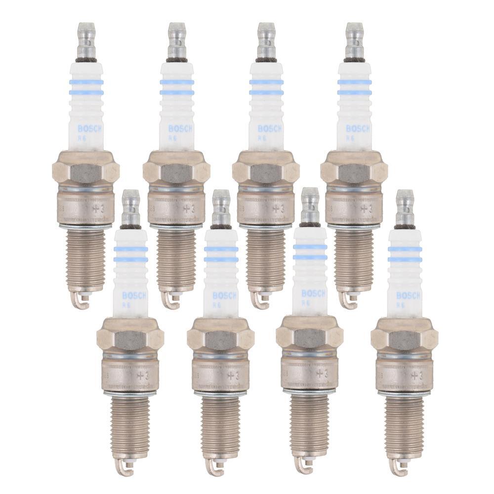Bosch Super Plus Set of 8 Nickel Spark Plugs For Aston Martin Dodge ...