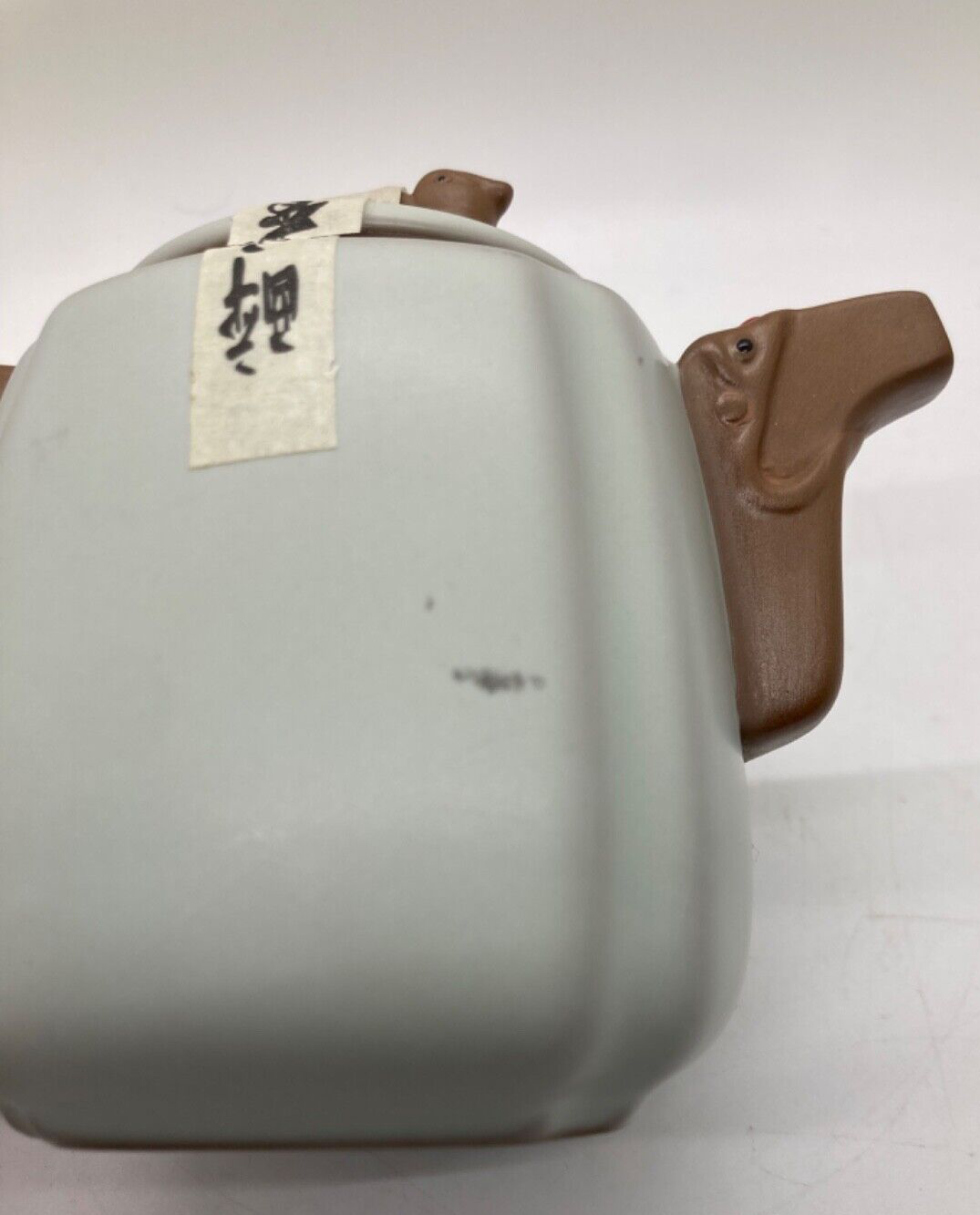 Chinese Tea Set with Cattle Tea Pet Filter Holder and 6 cups | eBay