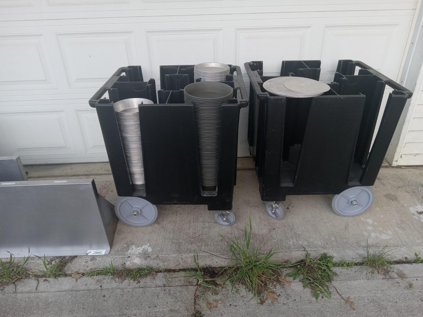 CAMBRO DISH DOLLY CART 6 Up To 350 Plates 10"COLUMNS RESTAURANT BUFFET ...