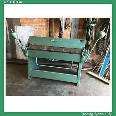 EDWARDS Hand Sheet Metal Bender Box & Pan Folder 1250mm Length 1.2mm ...