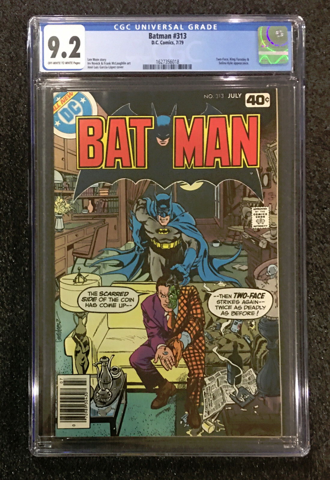 CGC 9.2 NEW BATMAN # 313 1st Tim Fox Timothy Future State Two-Face ...