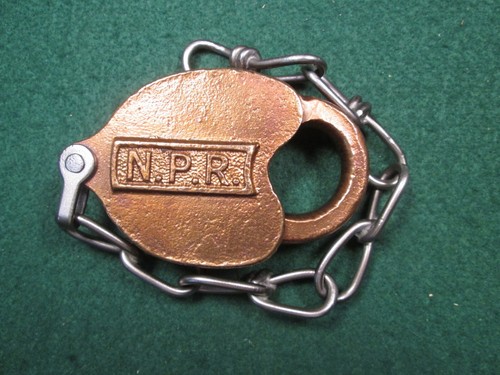 NPR Northern Pacific Railway Cast Brass Switch Lock - NO KEY | eBay