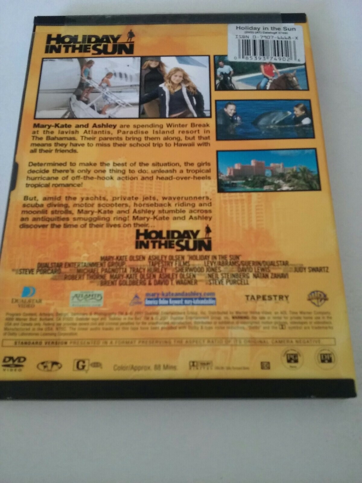 Mary-Kate Ashley Olsen - Holiday in the Sun (DVD, 2001) BRAND NEW RARE ...