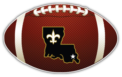 New Orleans Saints NFL Football Sport Logo Car Bumper Sticker Decal ...