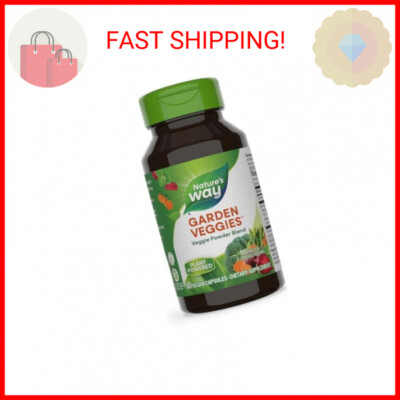 Nature's Way Daily Garden Veggies, Veggie Powder Blend, 900mg, 60 Vegan ...
