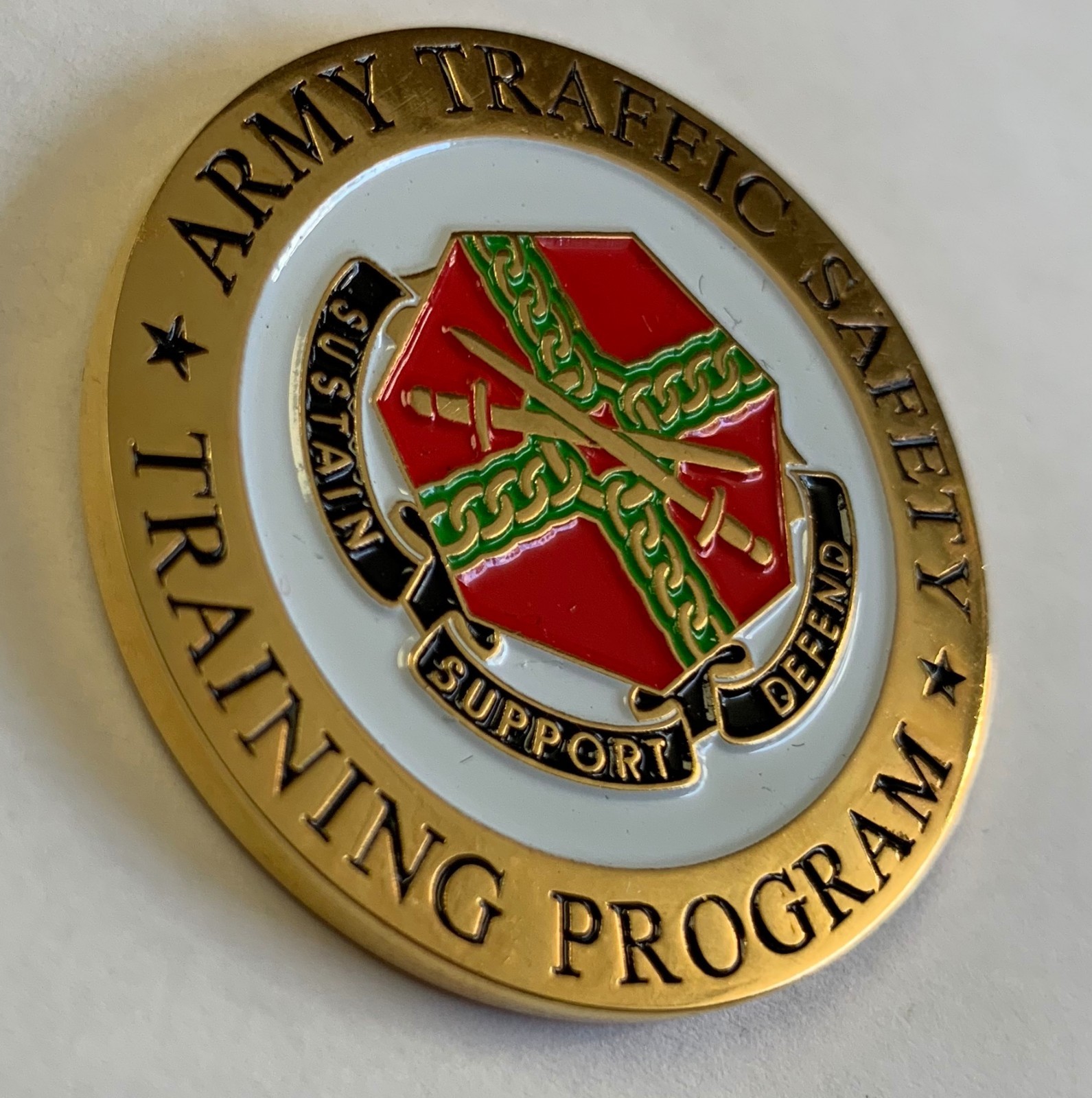 US Army Traffic Safety Training Program Sustain Support Defend | eBay