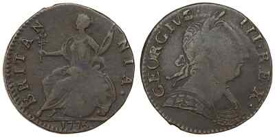 Great Britain - 1/2 Penny 1775 - George III | eBay Australia