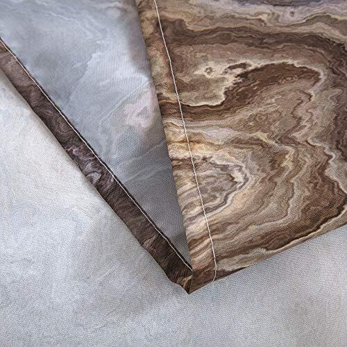 Shower Curtain Marble Texture for Bathroom Polyester Fabric Waterproof ...