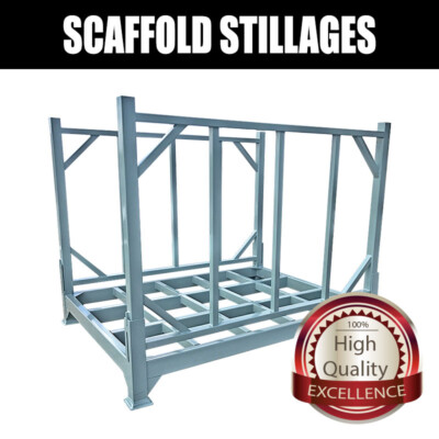 Scaffold Stillage Stack Up Bin Basket Pipe Post Warehouse Storage Cage ...