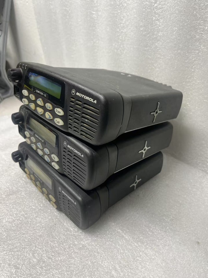 LOT OF 3, Motorola CDM1550 LS+ UHF 403-470 MHz 16 Channel 25 Watt | eBay