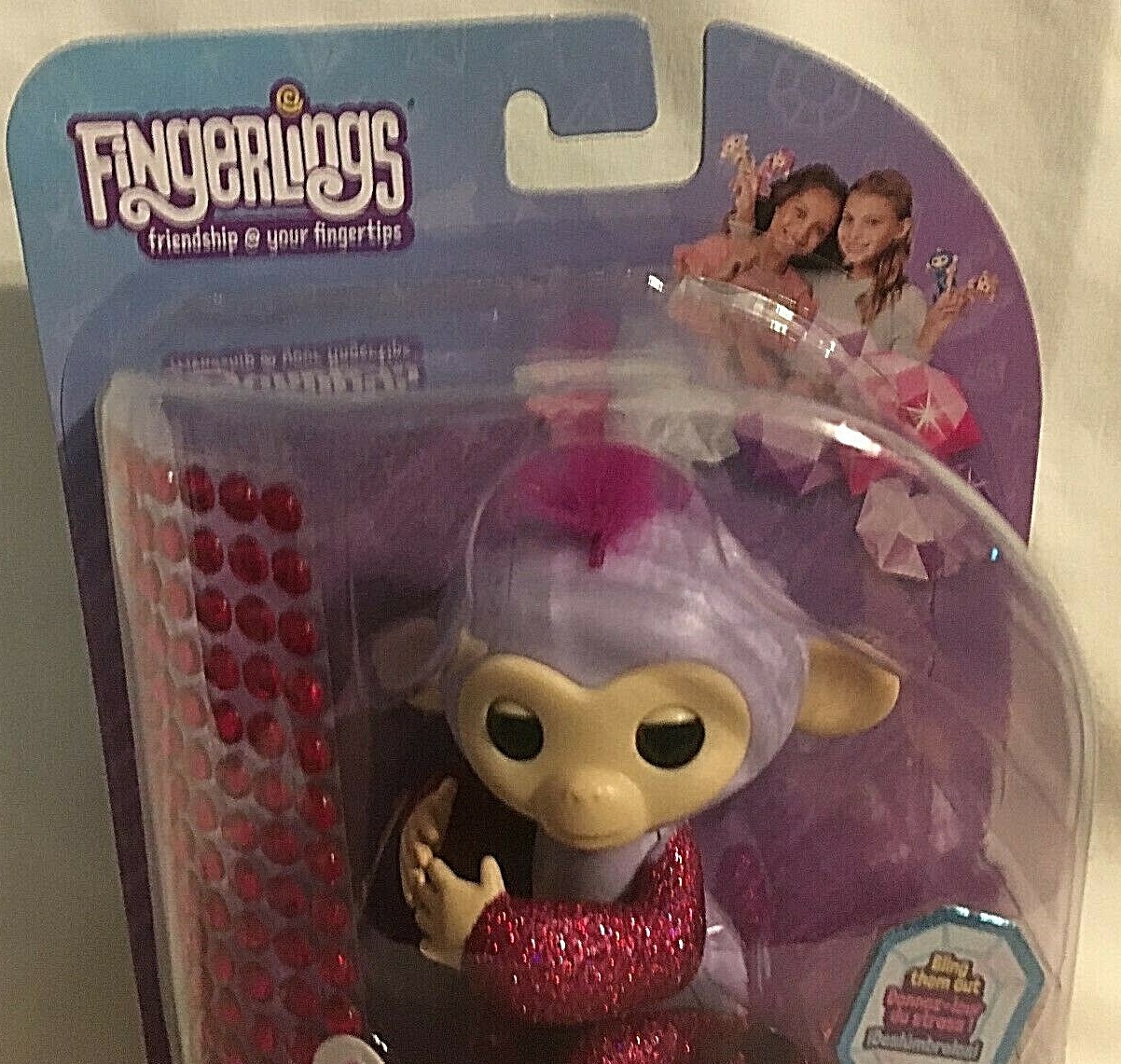 NEW WowWee Fingerlings 2019 GLITZ Bling Interactive Monkey Toy Limited ...