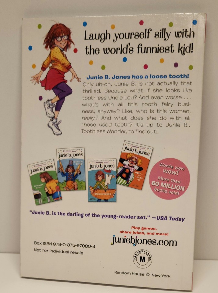 Junie B. Jones #20: Toothless Wonder by Park, Barbara 9780375902956| eBay