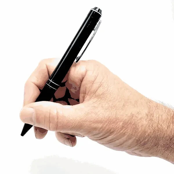 Slim Line Voice Activated Covert Spy Pen Audio Recorder Device 71 Hour ...