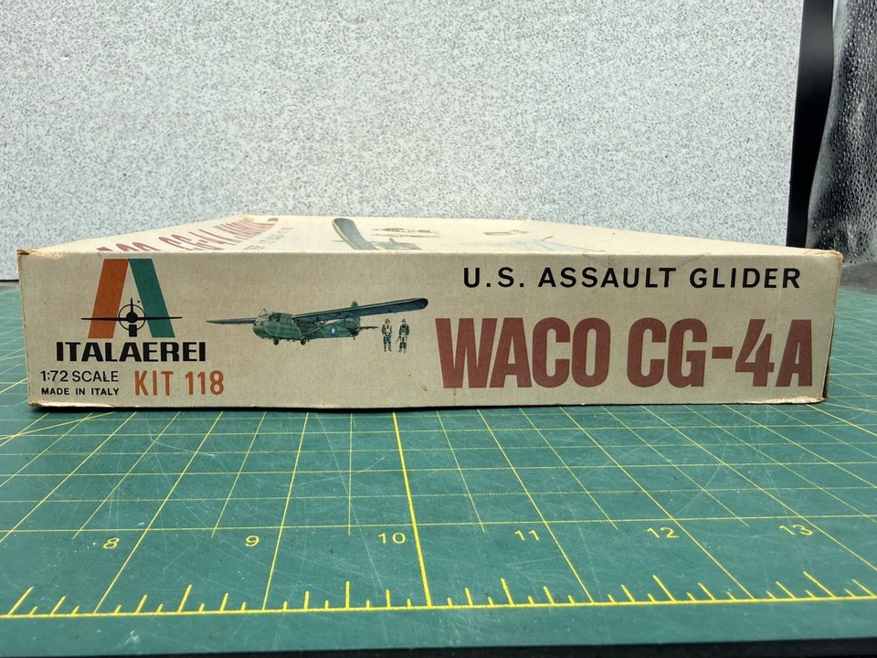 Vintage Italeri 1/72 Scale Waco CG-4A Hadrian U.S. Assault Glider Model ...