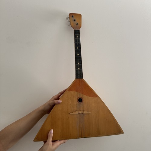 VTG Russian Balalaika Three String Musical Instrument Soviet era | eBay