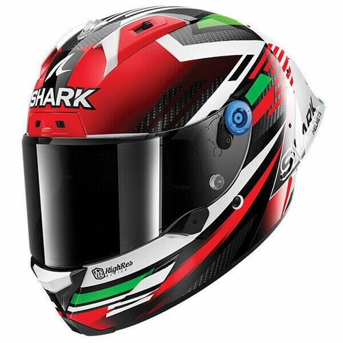 Shark Aeron GP FIM Motorcycle Race Helmet Carbon Gloss FIRSTLAP ITALY ...