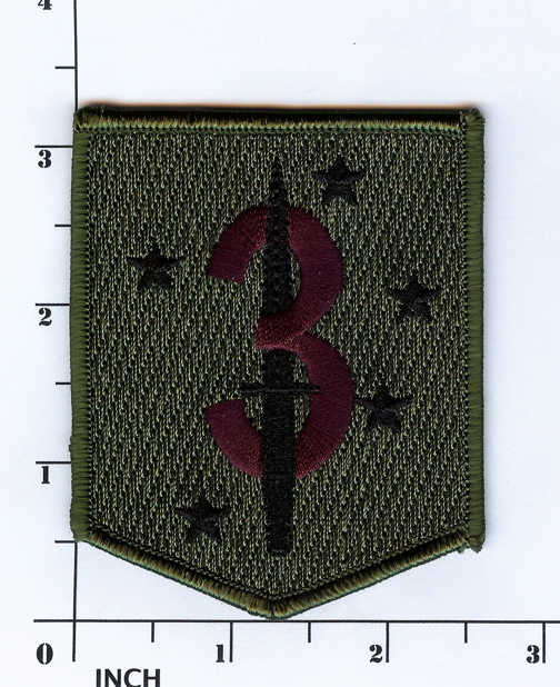 USMC 3d MSOB subdued OD ! Marines PATCH 3rd Marine Special Operations ...