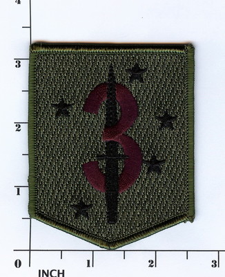 USMC 3d MSOB subdued OD ! Marines PATCH 3rd Marine Special Operations ...